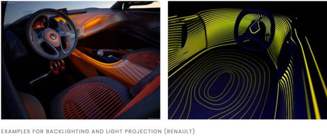 Vision of Future Car Interior Lighting - DVN