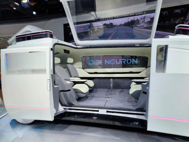 Didi Robotaxi Concept Has Interior Just for Passengers - DVN