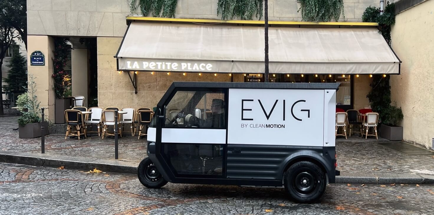 Clean Motion EVIG's Last mile vehicle (With Designer Ola Granlund) - DVN